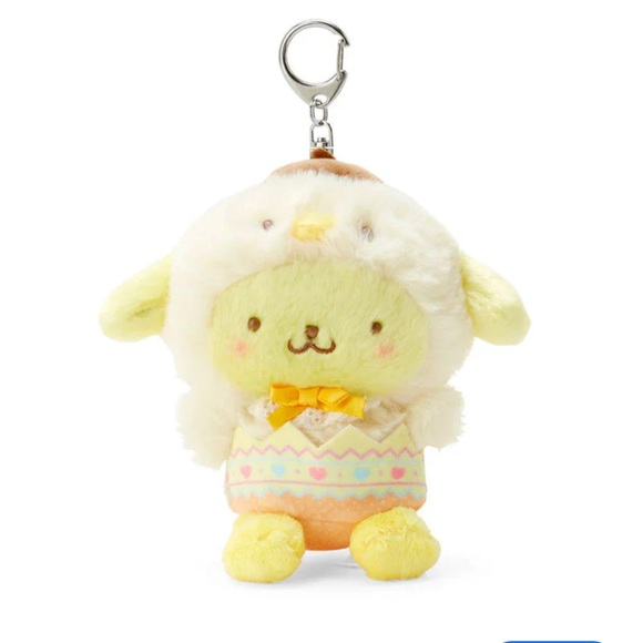 Sanrio | Accessories | Pom Pom Purin Plush Mascot Holder Keychain ...